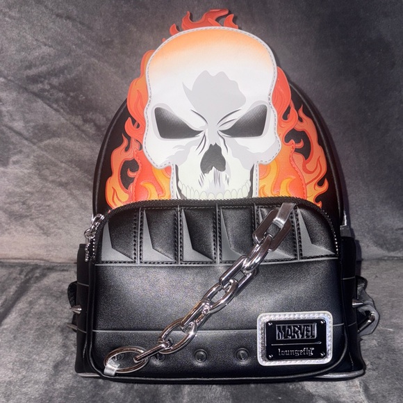 Loungefly | Bags | 224 Megacon Exclusive Ghost Rider Loungefly Backpack ...